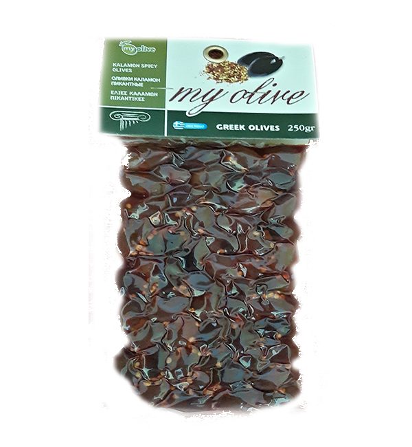 Masline Kalamon cu chili ⋆ Produse Grecia - Mediteranean Food